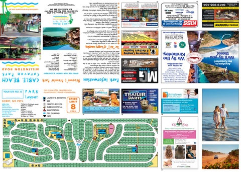 Cable Beach Caravan Park Map by Just Brilliant Guides - Issuu