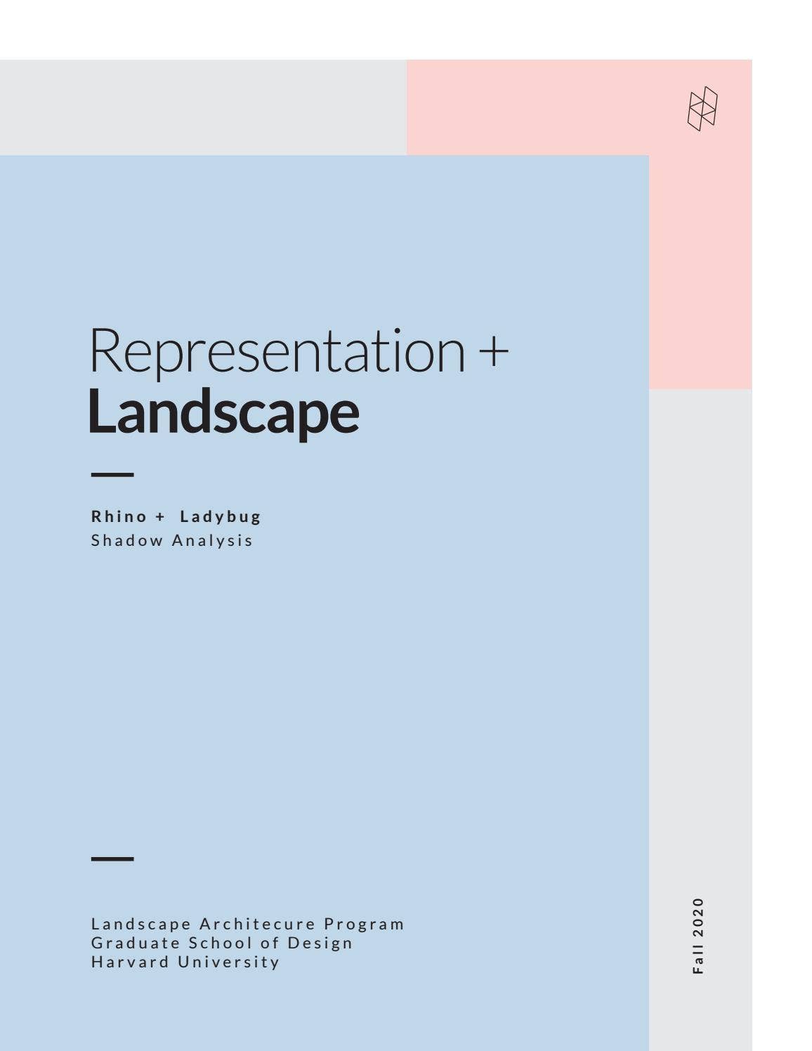 GSD2020_Representation + Landscape_ Rhino +Ladybug Shadow Analysis by ...
