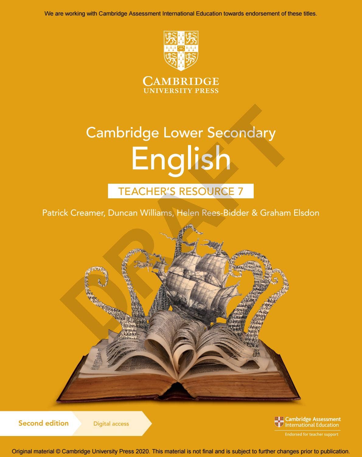 Cambridge Lower Secondary English Teacher's Resource 7 by Cambridge International Education - Issuu