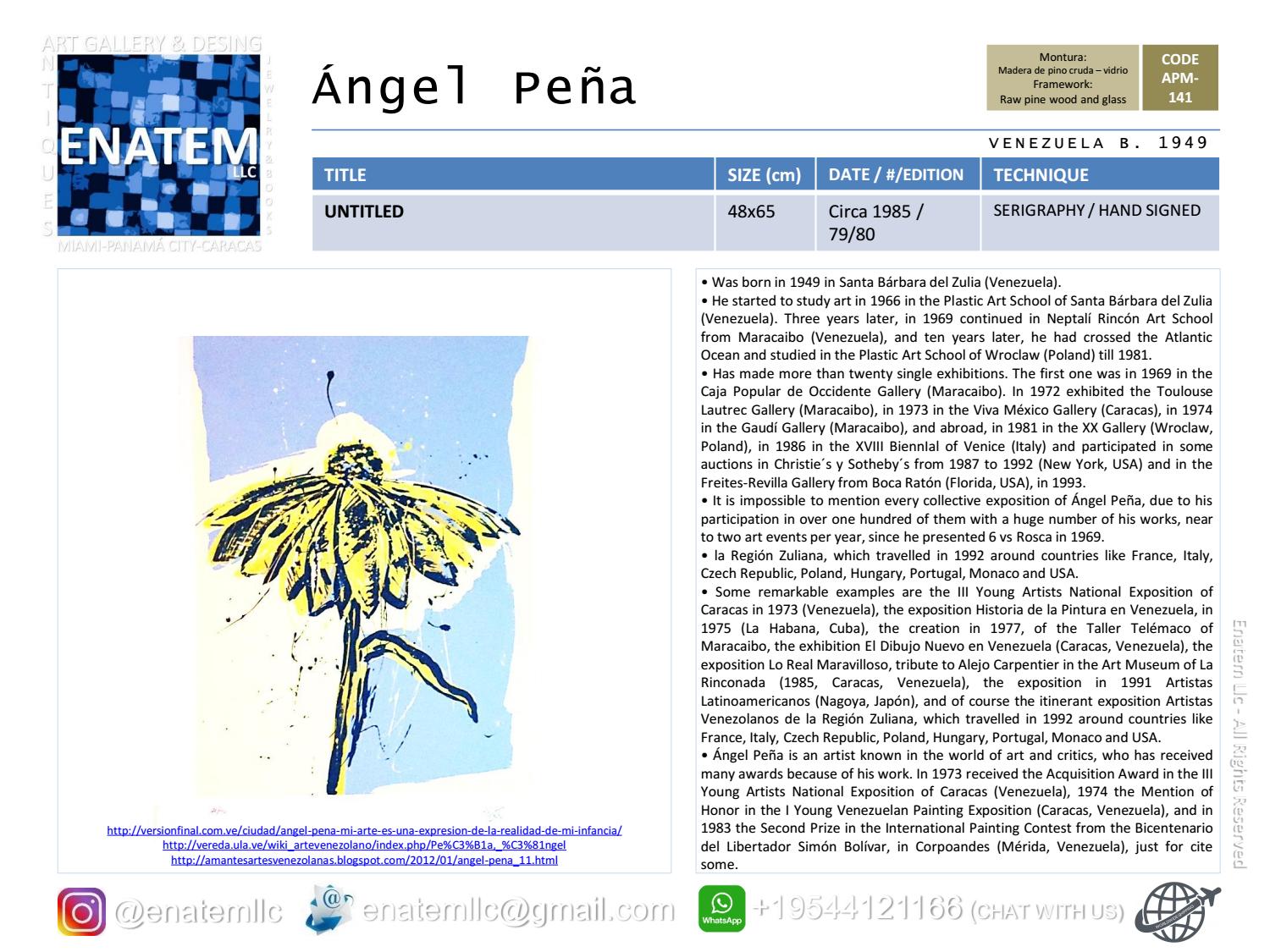 UNTITLED - ANGEL PEÑA by Enatem Llc - Issuu