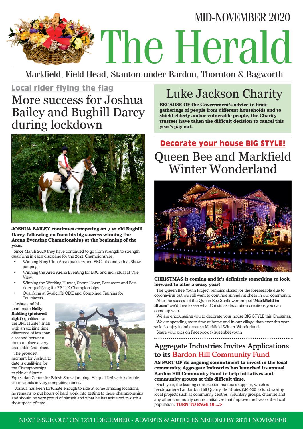 November 2020 Herald Magazine by Michael Wilkinson - Issuu