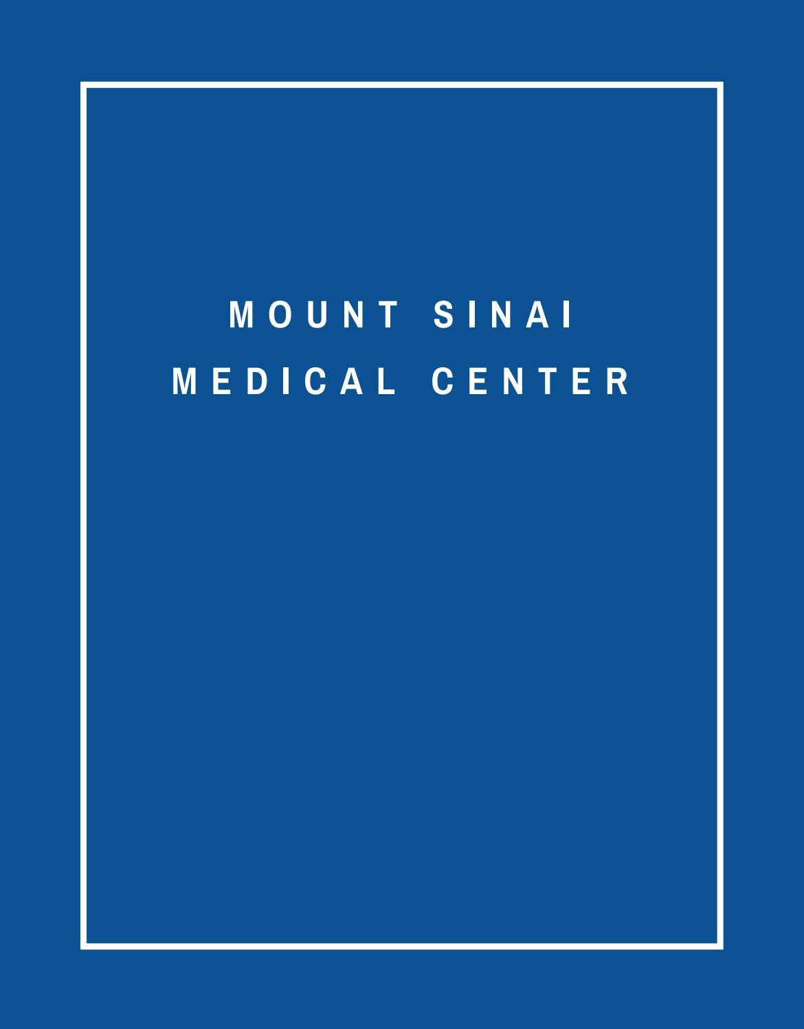 MSMC residents guide by mountsinaimedicalcenter - Issuu