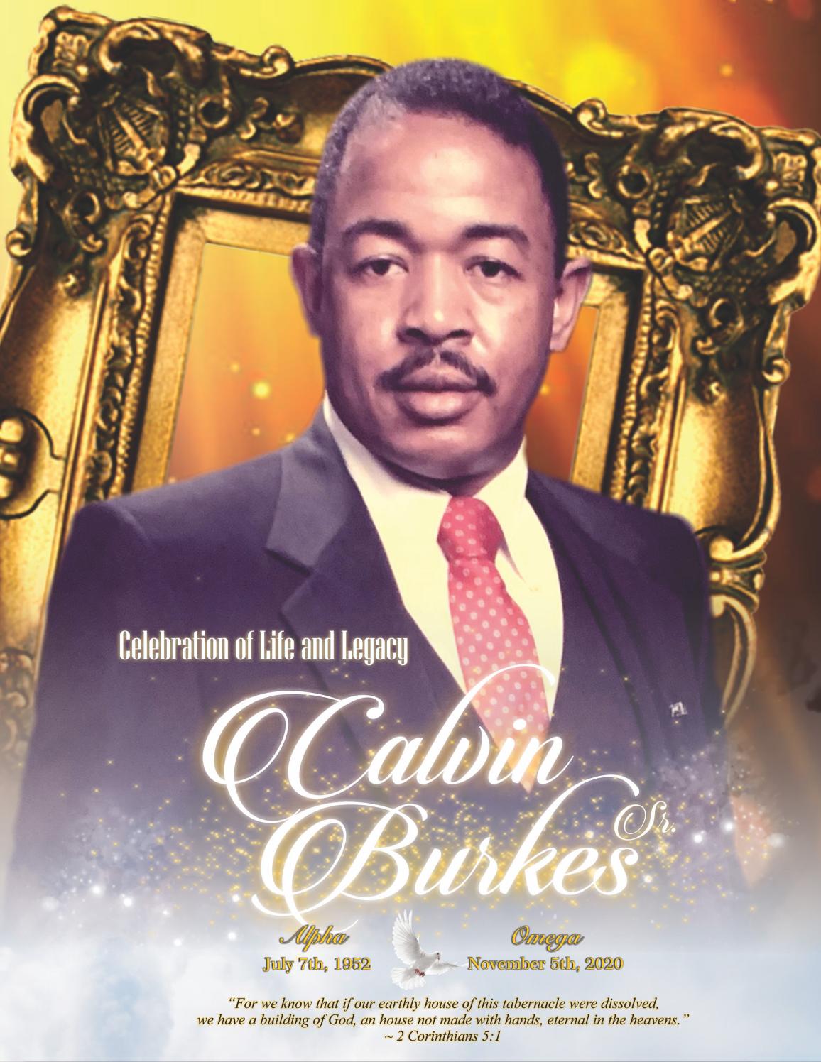 Calvin Burkes, Sr. by Jerry Madison Harrison - Issuu