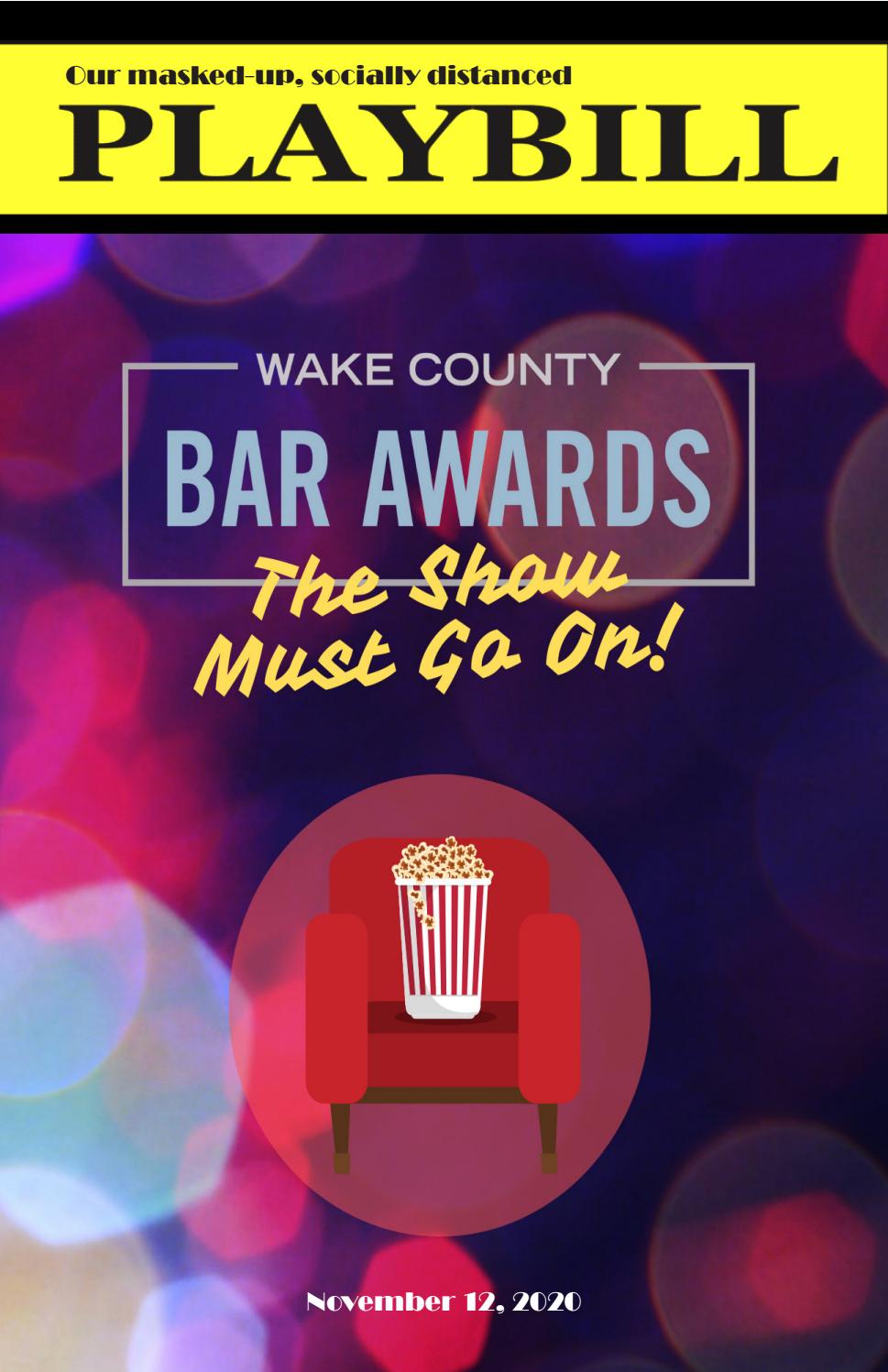 2020 Bar Awards Masked-Up, Socially Distanced Playbill by Wake County ...