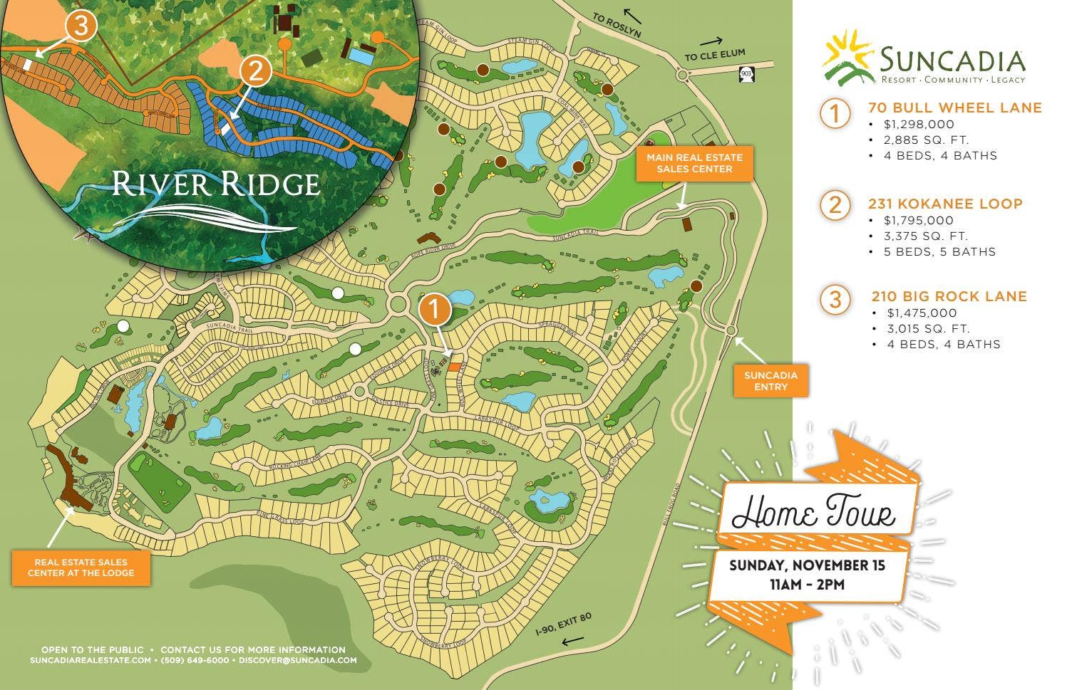 Home Tour map by Suncadia Resort - Issuu