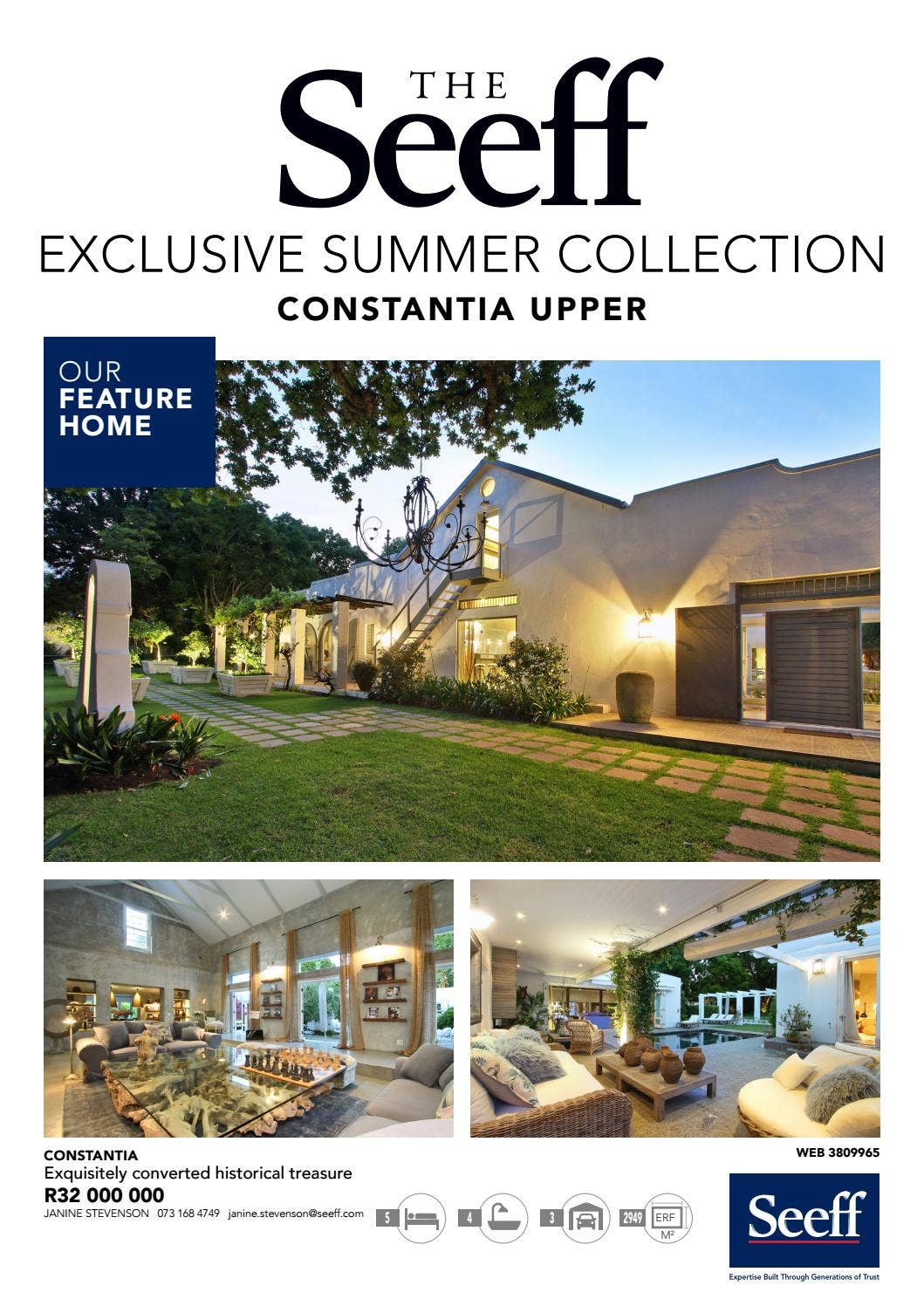 Seeff Exclusive Summer Collection | Constantia Upper by The Uppers ...