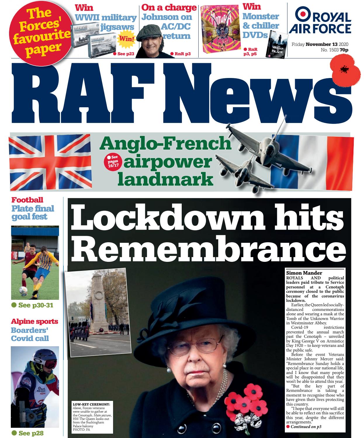RAF News 13 Nov 2020 by RAF News - Issuu