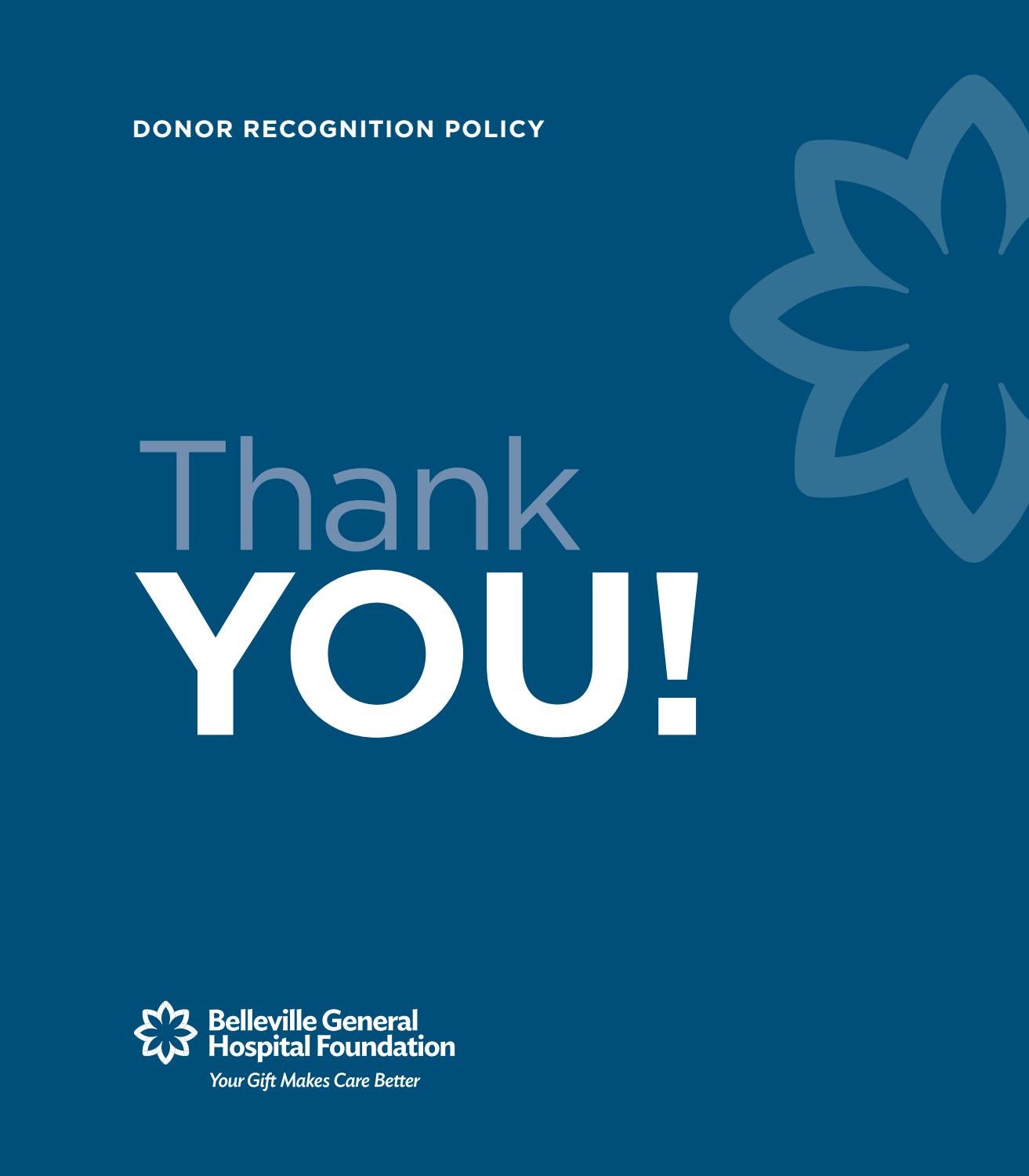 Belleville General Hospital Foundation Donor Recognition by bghf - Issuu