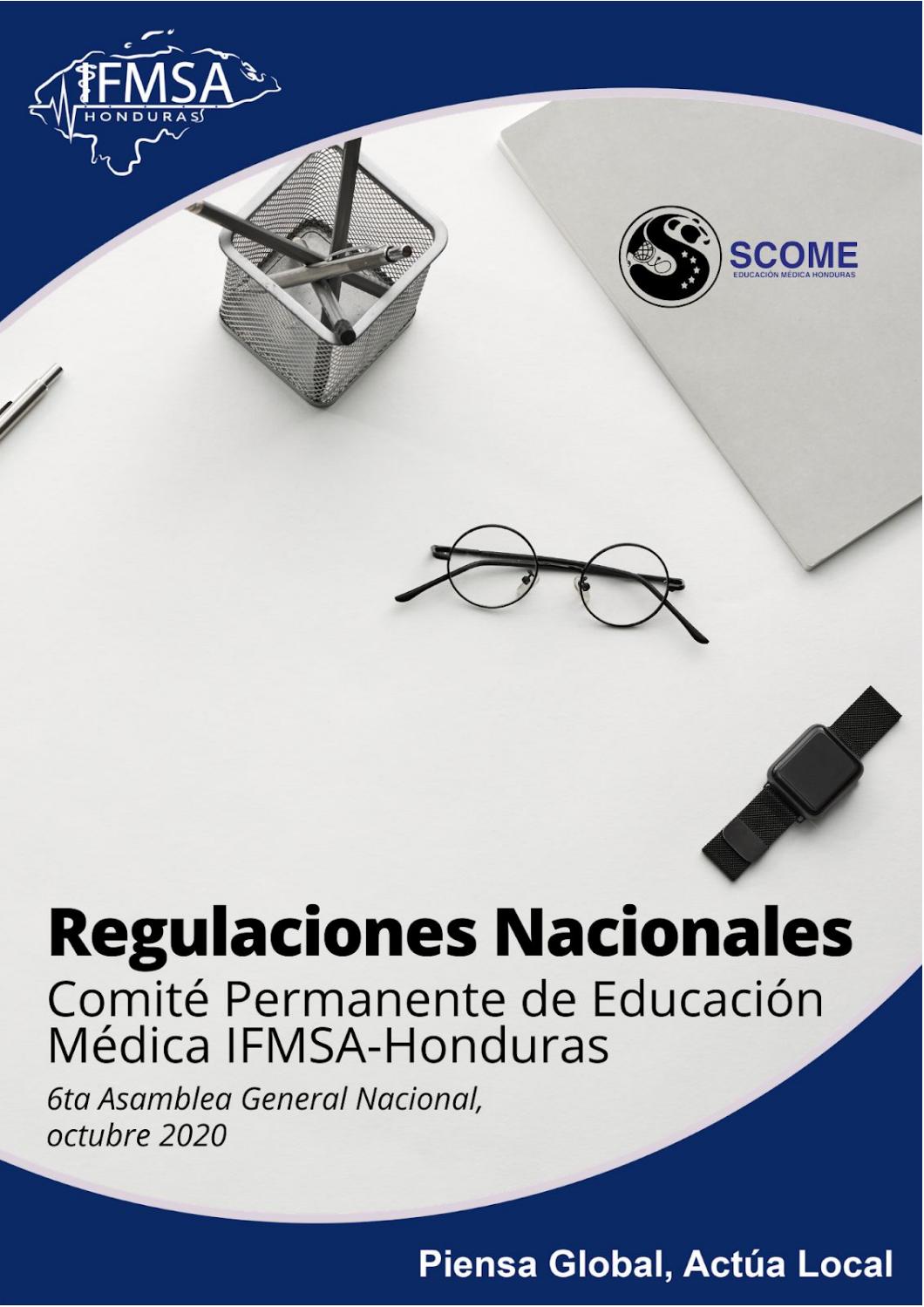 Regulaciones de SCOME IFMSA-Honduras 2020 by IFMSA-Honduras - Issuu