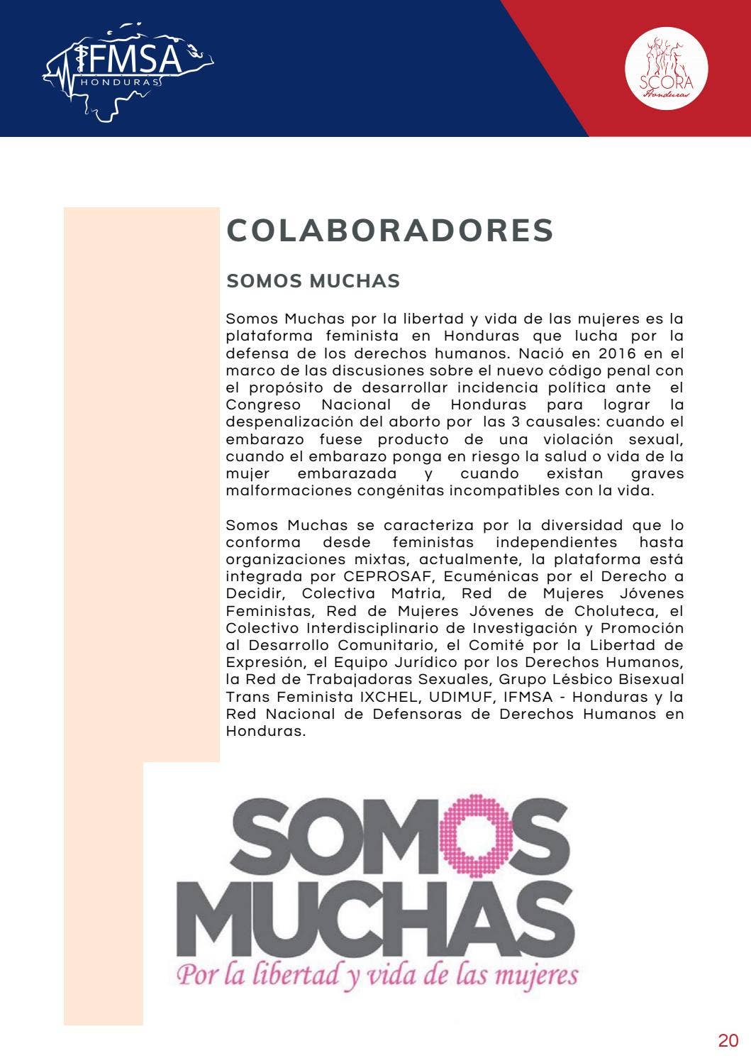 Booklet SCORA IFMSA-Honduras 2020 by IFMSA-Honduras - Issuu