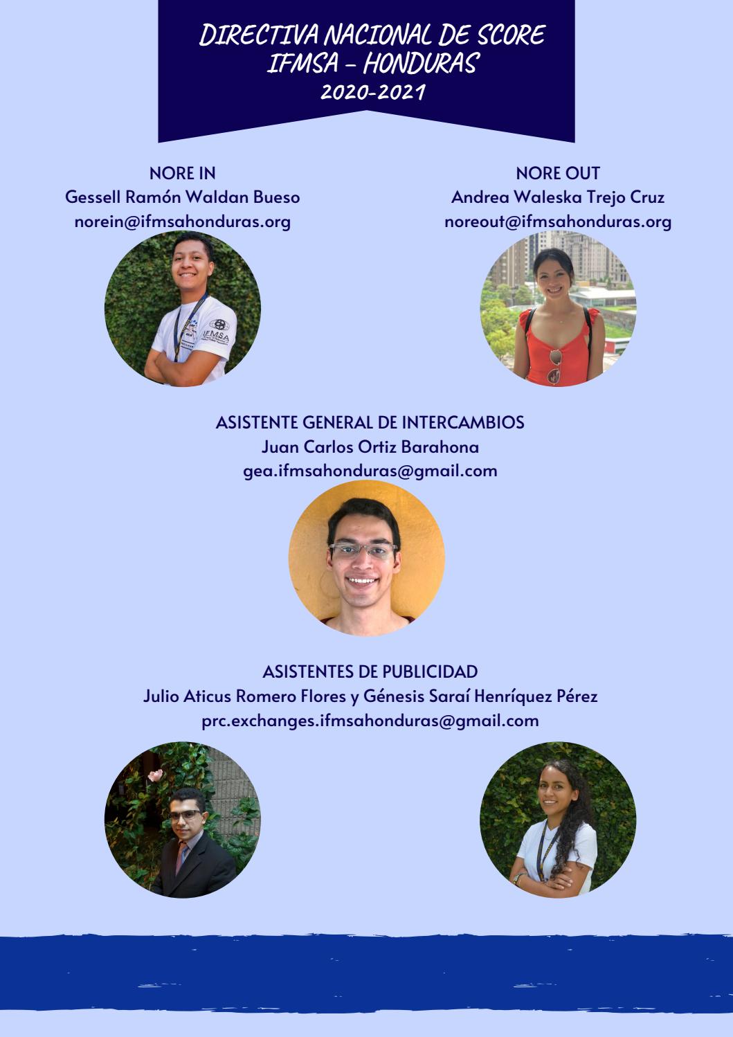 Booklet SCORE IFMSA-Honduras 2020 by IFMSA-Honduras - Issuu