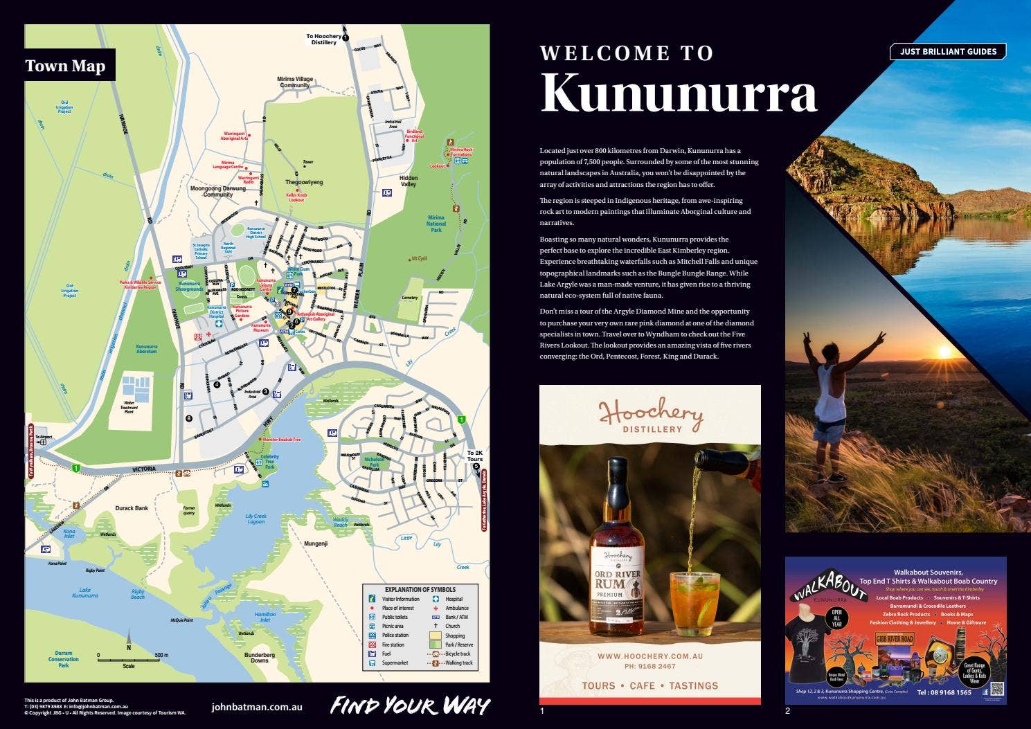 Kununurra Town Map by Just Brilliant Guides - Issuu