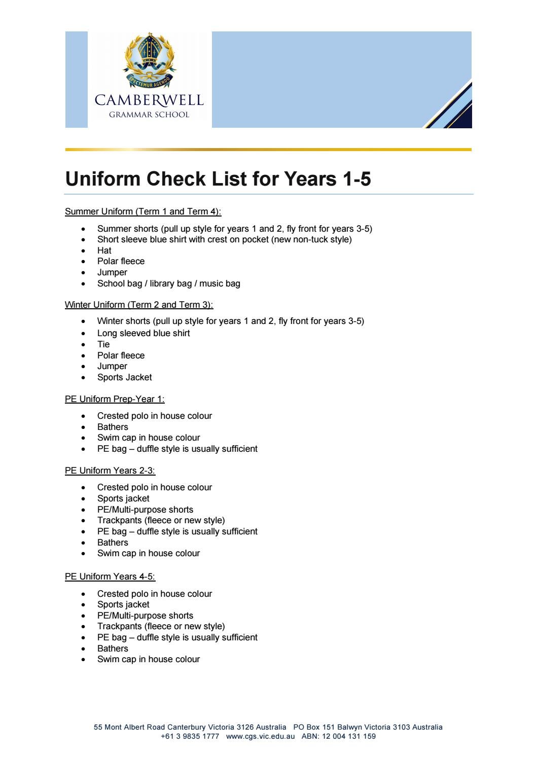 Police Uniform Checklist at Laura Hefley blog