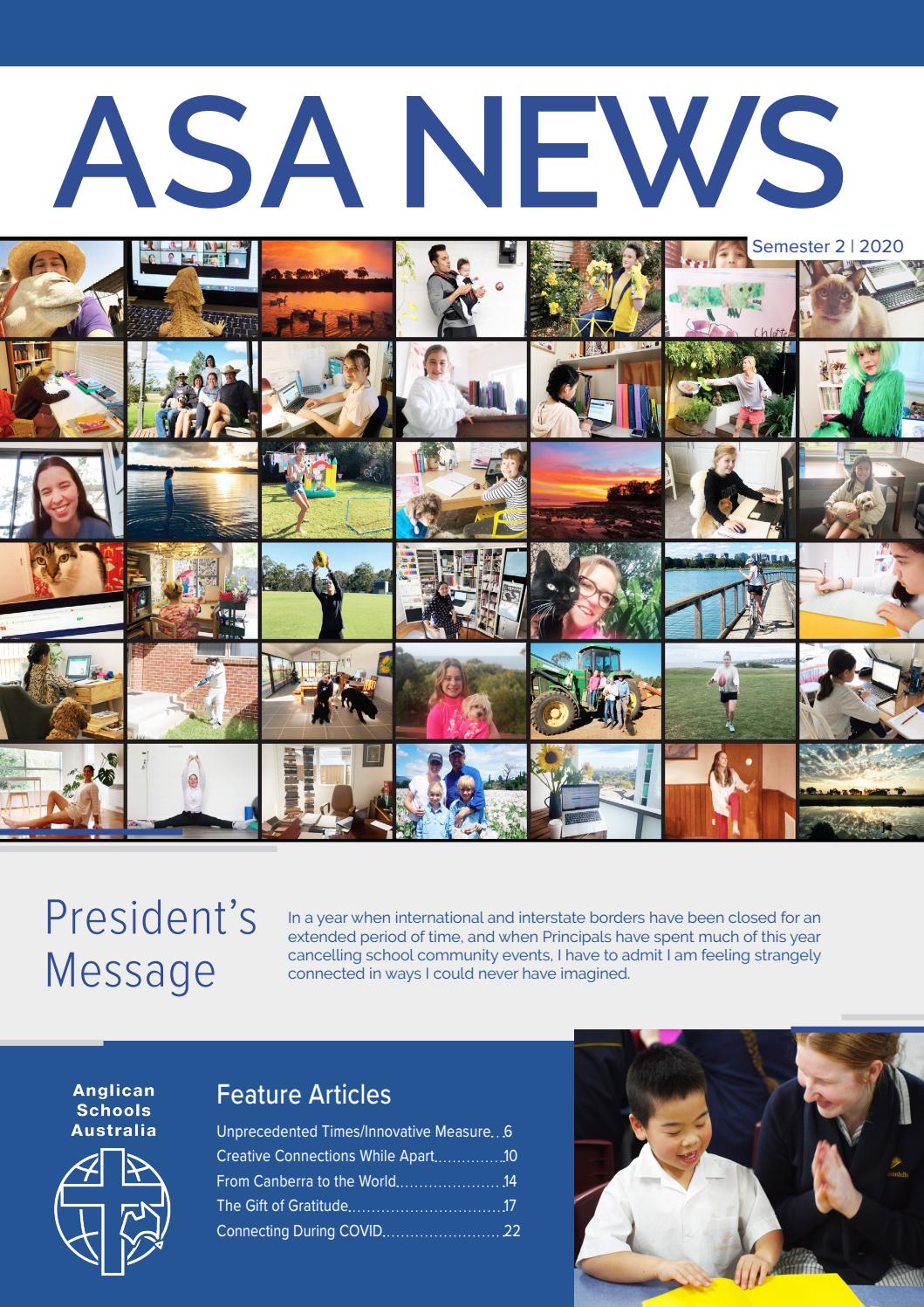 ASA NEWS | SEMESTER 2 2020 by Anglican Schools - Issuu