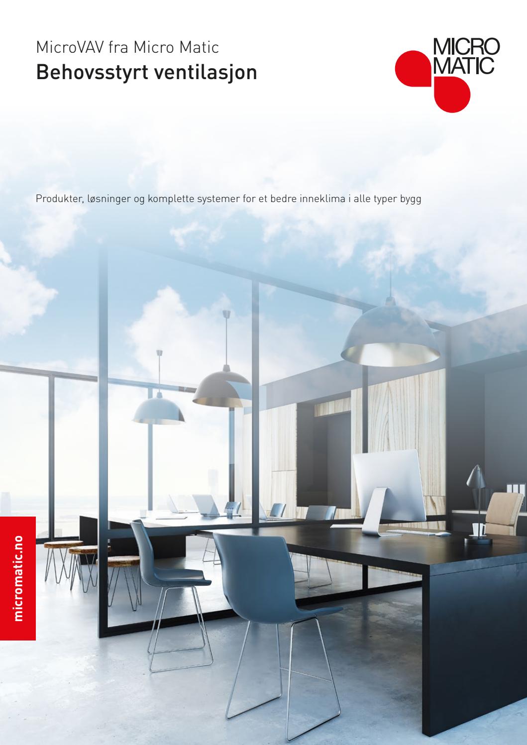 MicroVAV behovsstyrt ventilasjon fra Micro Matic by Micro Matic Norge ...