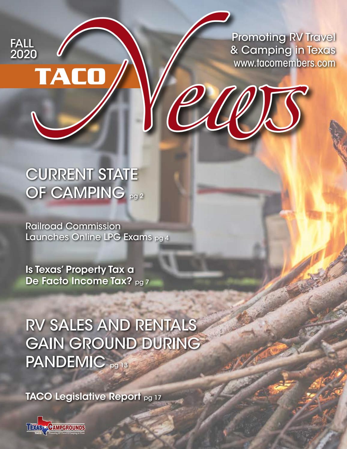 TACO News Fall 2020 by AGS/Texas Advertising - Issuu