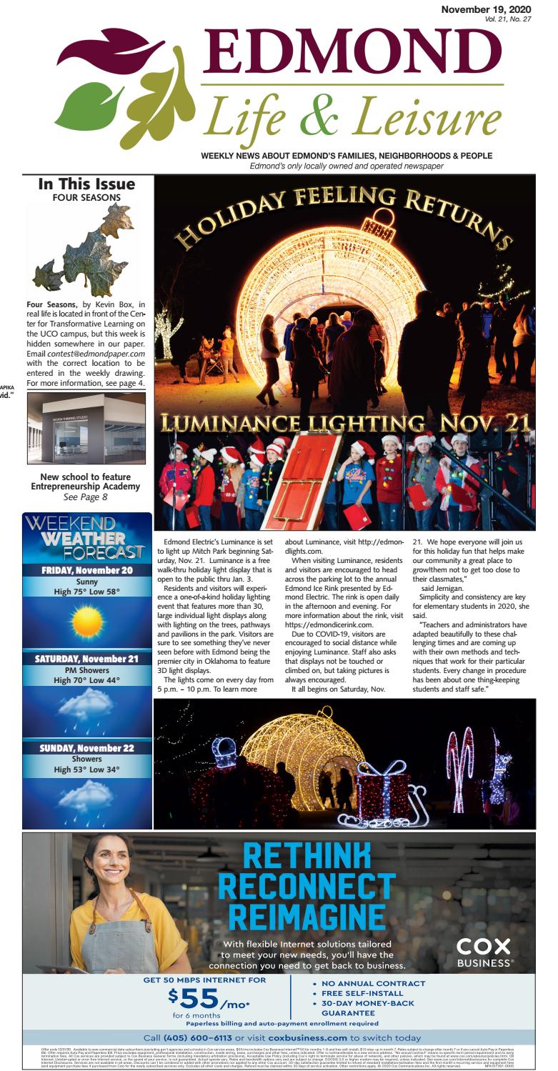 Edmond Life and Leisure - November 19, 2020 by Edmond Life and Leisure ...