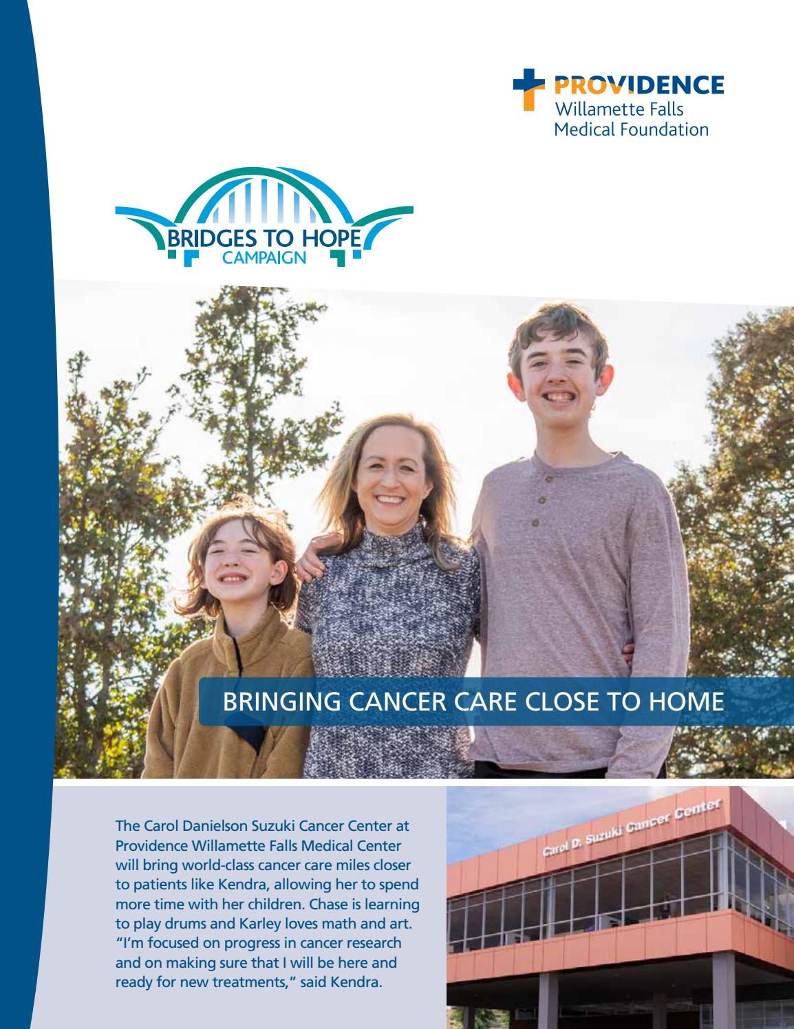 Bridges to Hope Campaign Brochure by Providence Foundations of Oregon ...