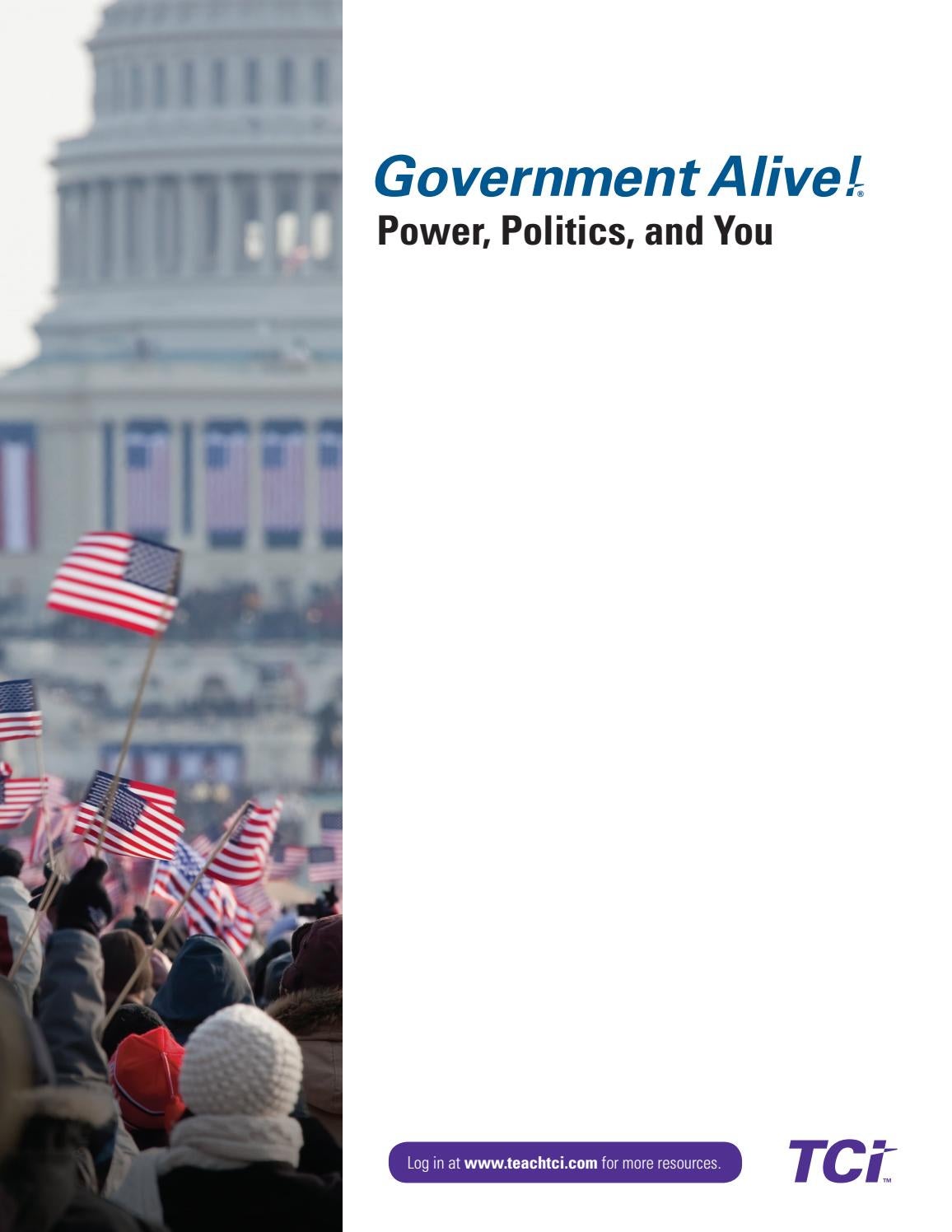 Government Alive! Power, Politics, and You Sample by Teachers ...