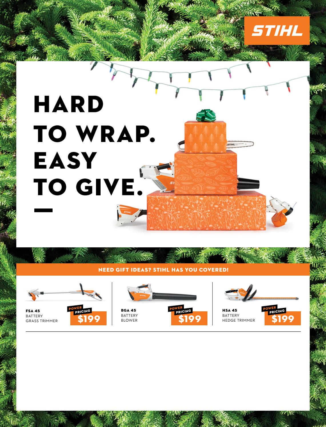 Stihl Christmas Catalogue - Hutcheon & Pearce Orange by Hutcheon and ...