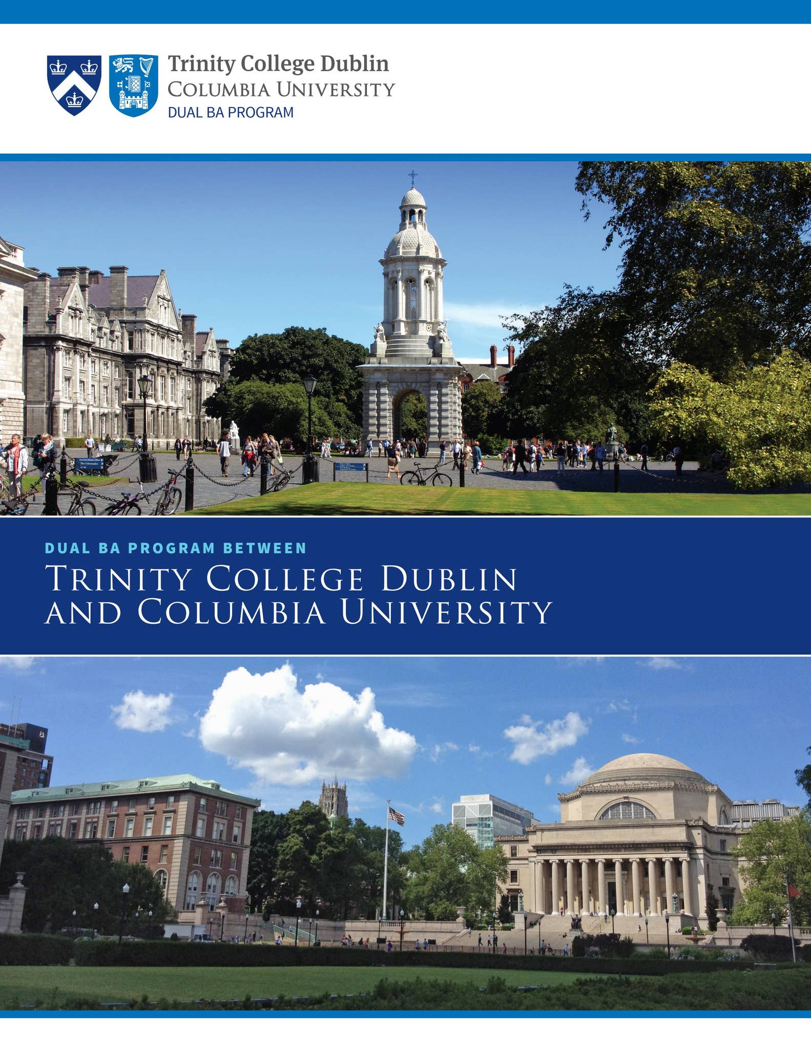 Dual BA Program between Trinity College Dublin and Columbia University by Columbia GS - Issuu