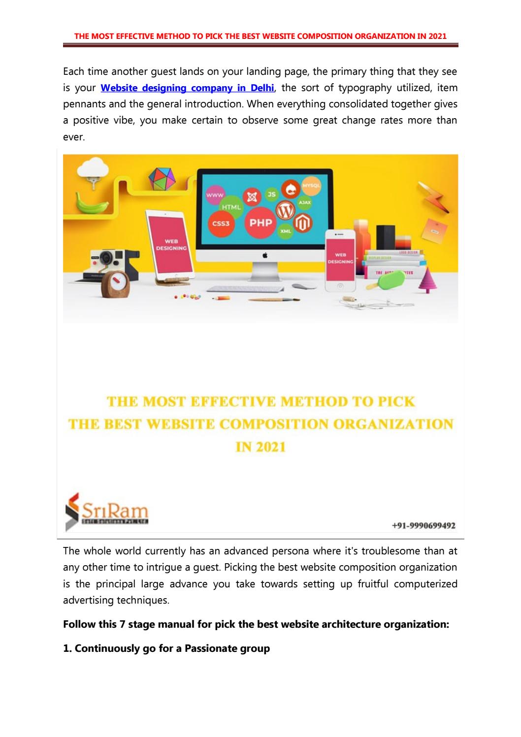 THE MOST EFFECTIVE METHOD TO PICK THE BEST WEBSITE COMPOSITION ...