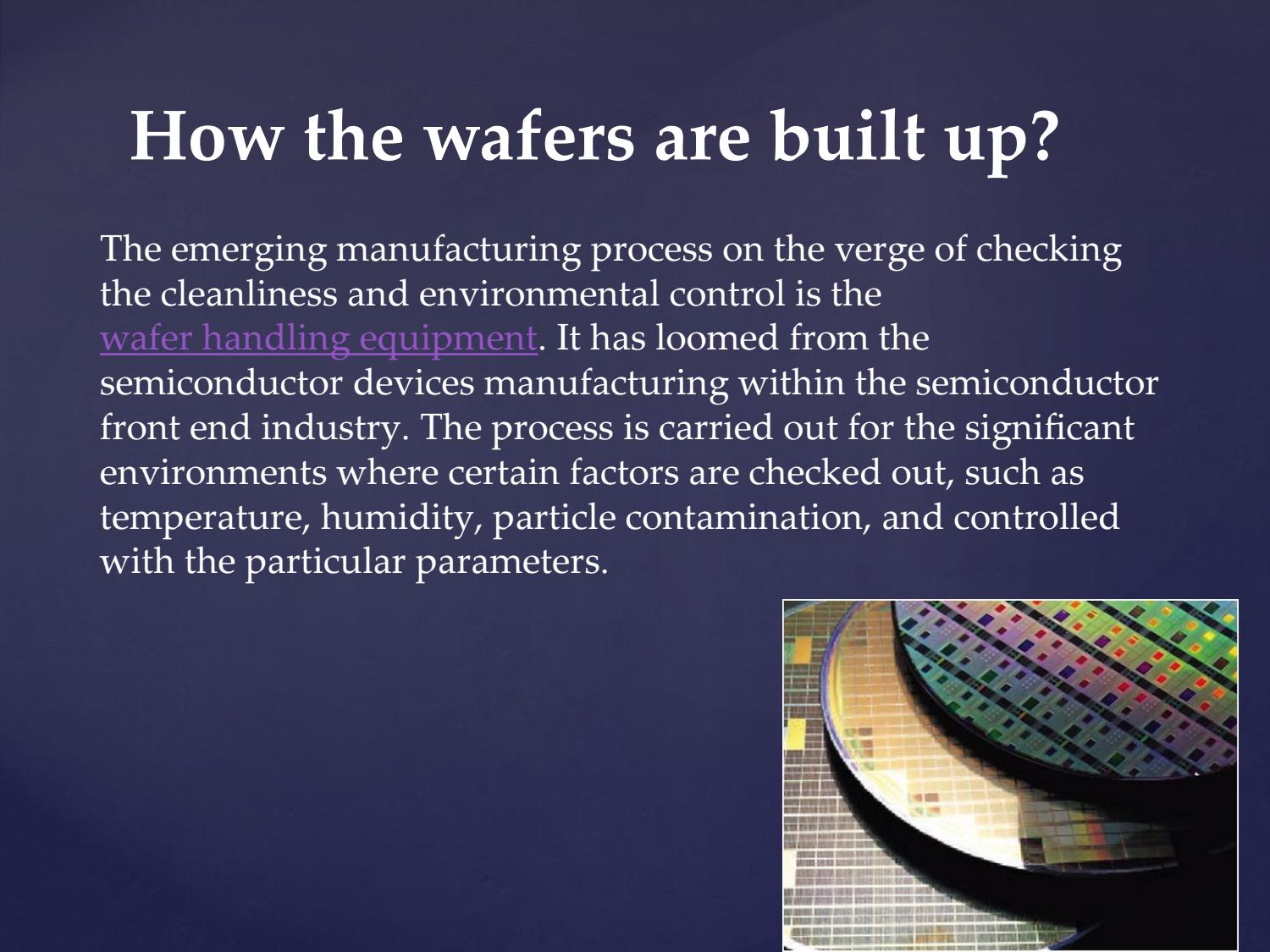 Wafer Front End Semiconductor Manufacturing Process by Kensington Labs ...