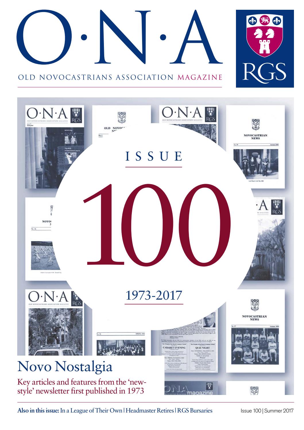 ONA 100 by RGS Newcastle - Issuu