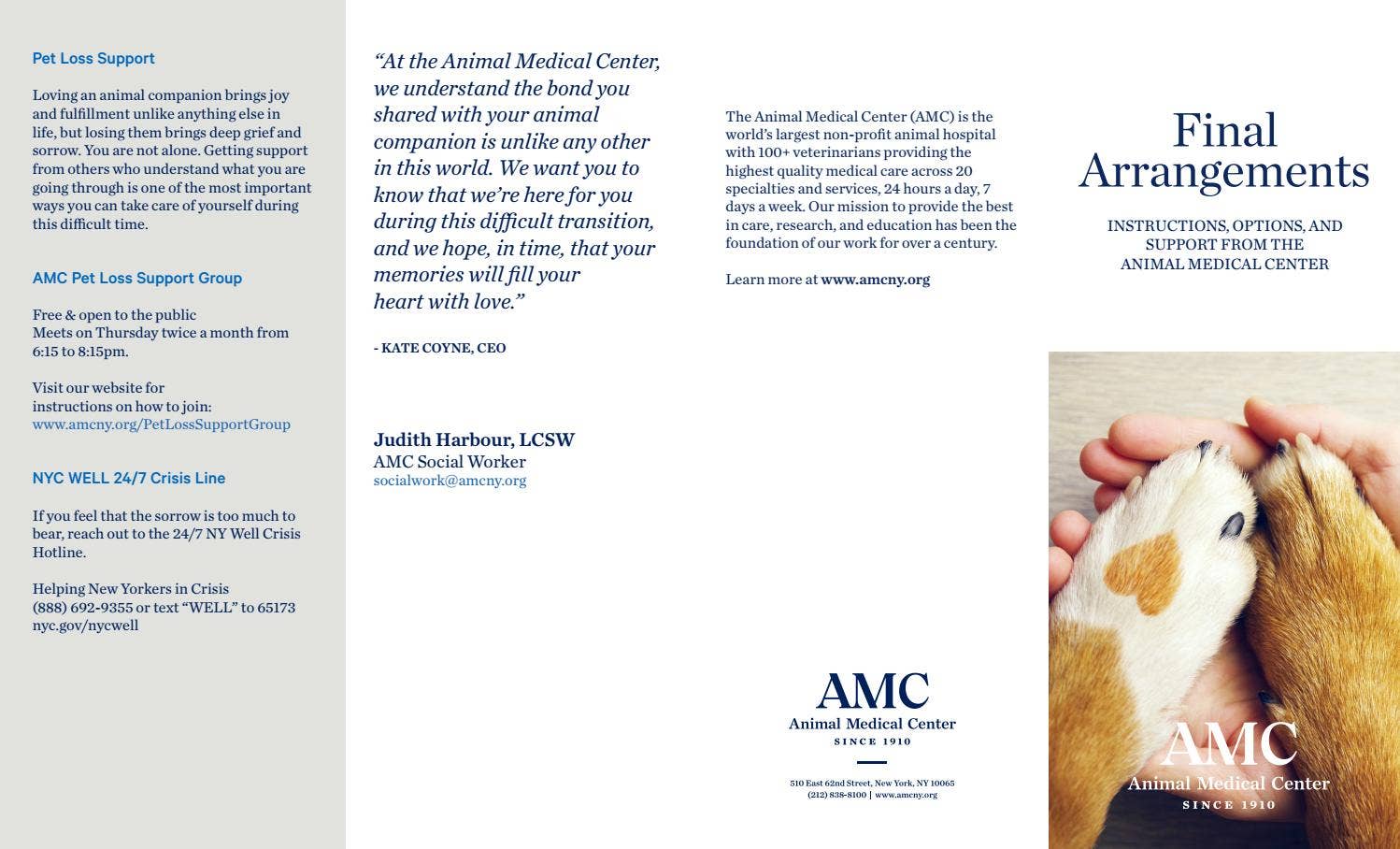 Final Arrangements Brochure - Revised 11-19-2020 by AMCNY - Issuu