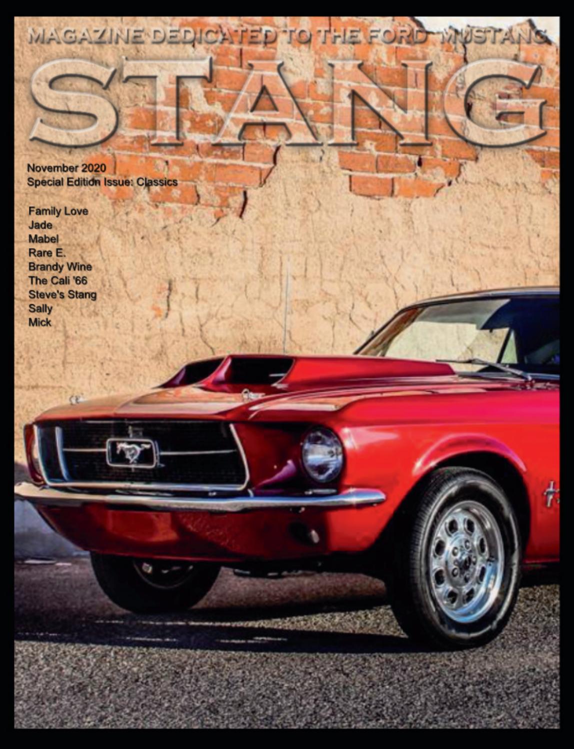 STANG Magazine Special Edition Issue 2020: Classic by STANG Magazine ...