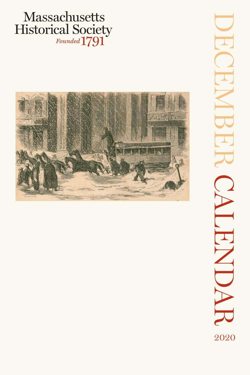 MHS Calendar of Events - December 2020 by Massachusetts Historical ...