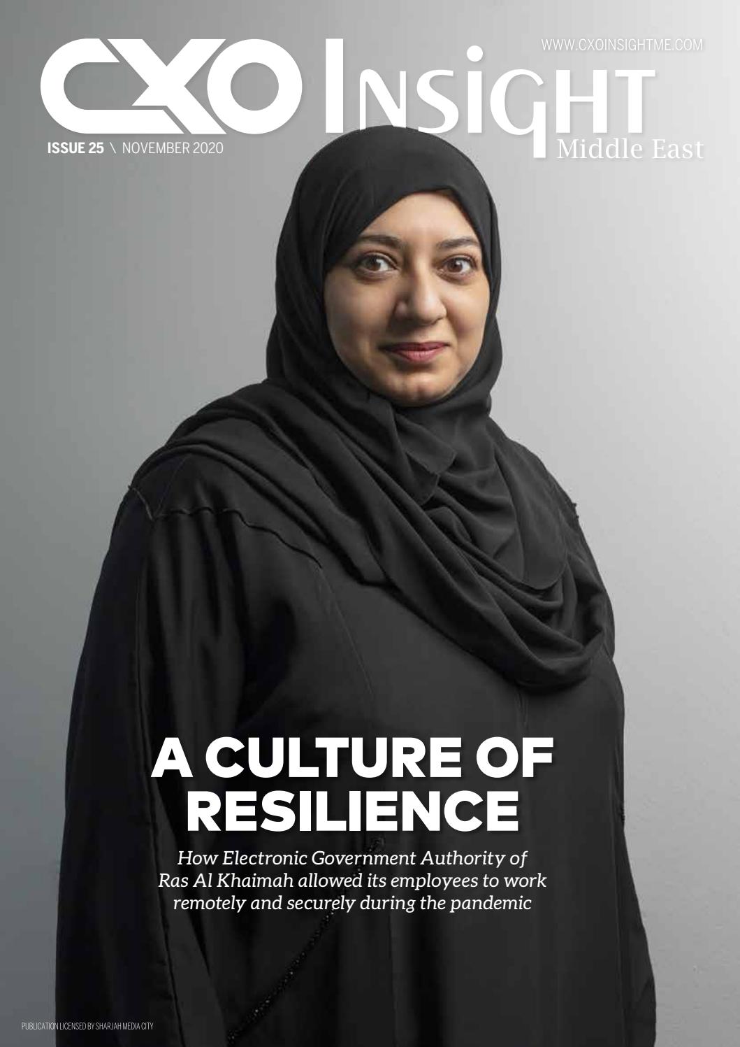 CXO Insight Middle East - A culture of resilience - November 2020 by cxoinsightme - Issuu