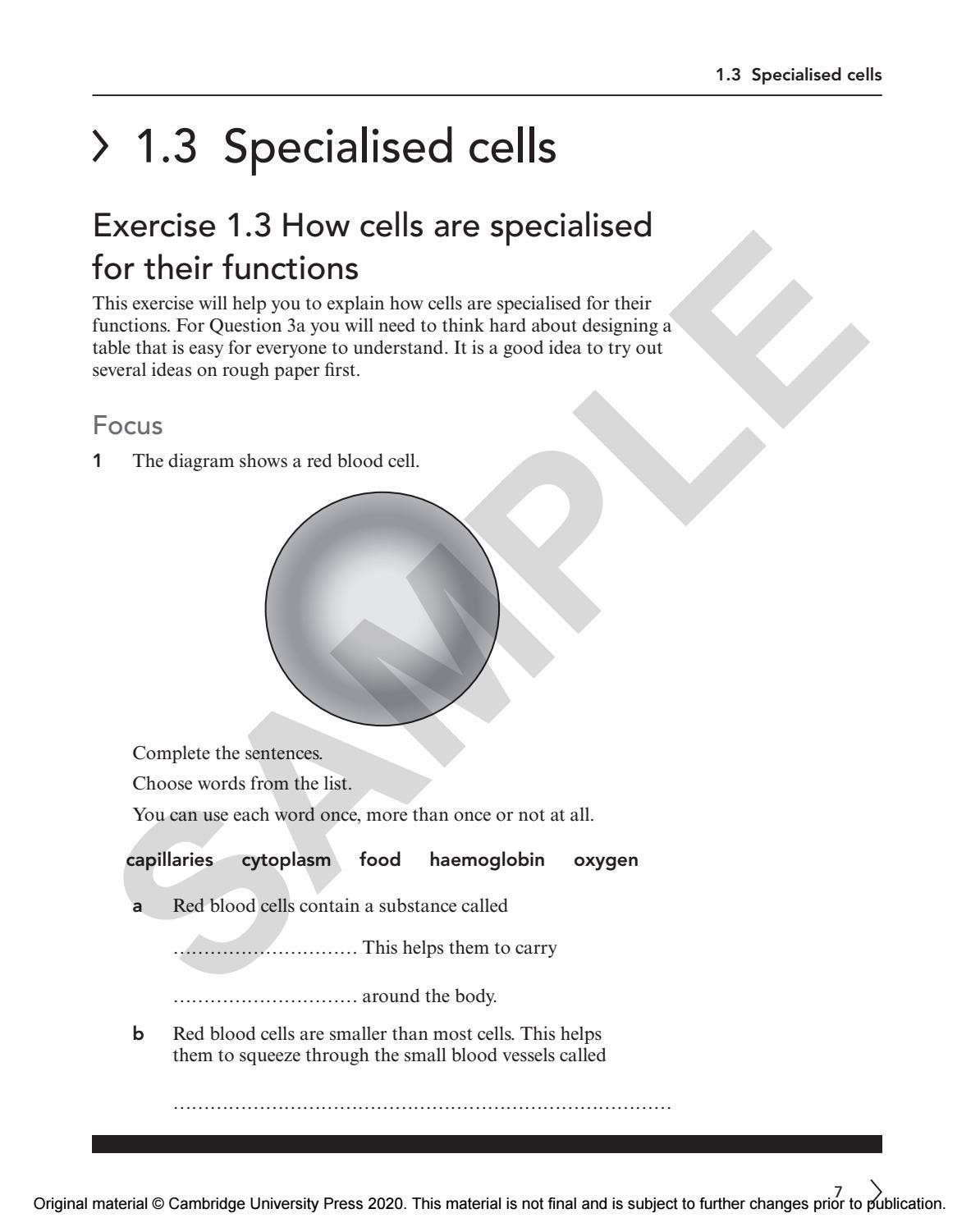 Lower Secondary Science WORKBOOK 7 Sample by Cambridge International ...