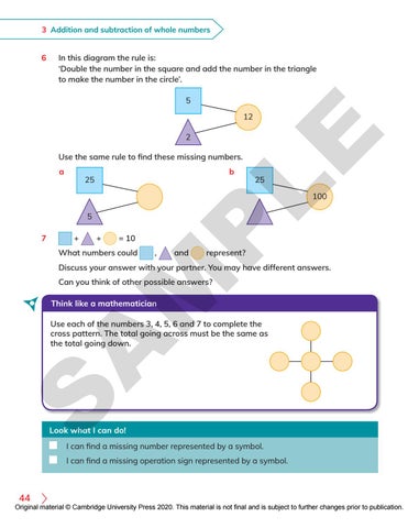 Primary Mathematics Learner’s Book 4 Sample by Cambridge International ...
