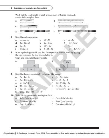 Lower Secondary Mathematics WORKBOOK 7 Sample by Cambridge ...