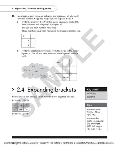 Lower Secondary Mathematics WORKBOOK 7 Sample by Cambridge ...
