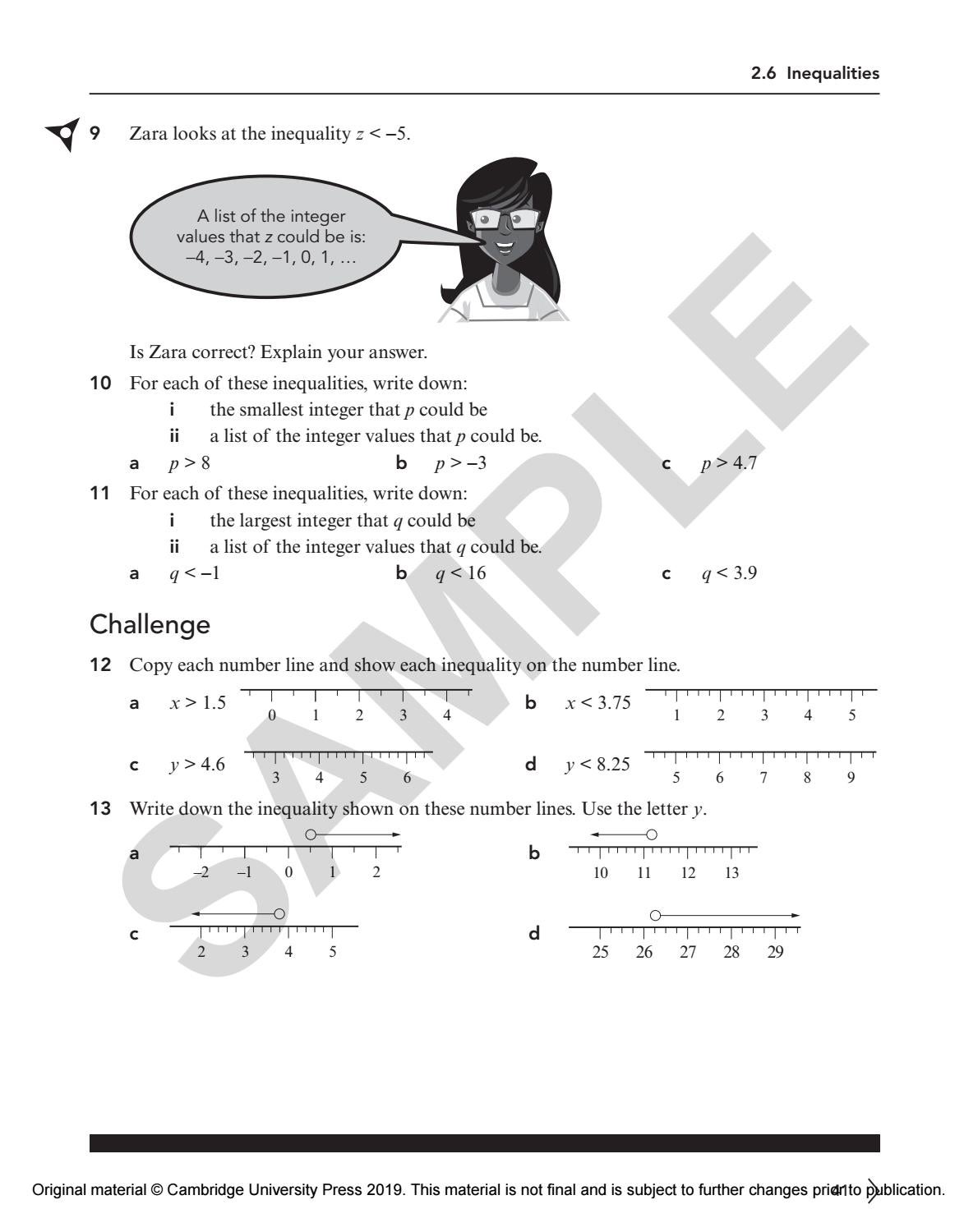 Lower Secondary Mathematics WORKBOOK 7 Sample by Cambridge University ...
