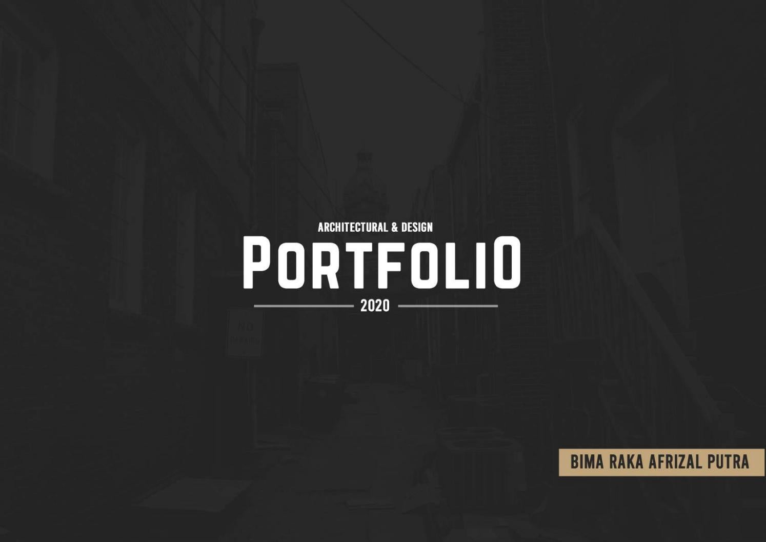 Architecture Portfolio - Bima Raka Afrizal Putra by Bima Raka - Issuu