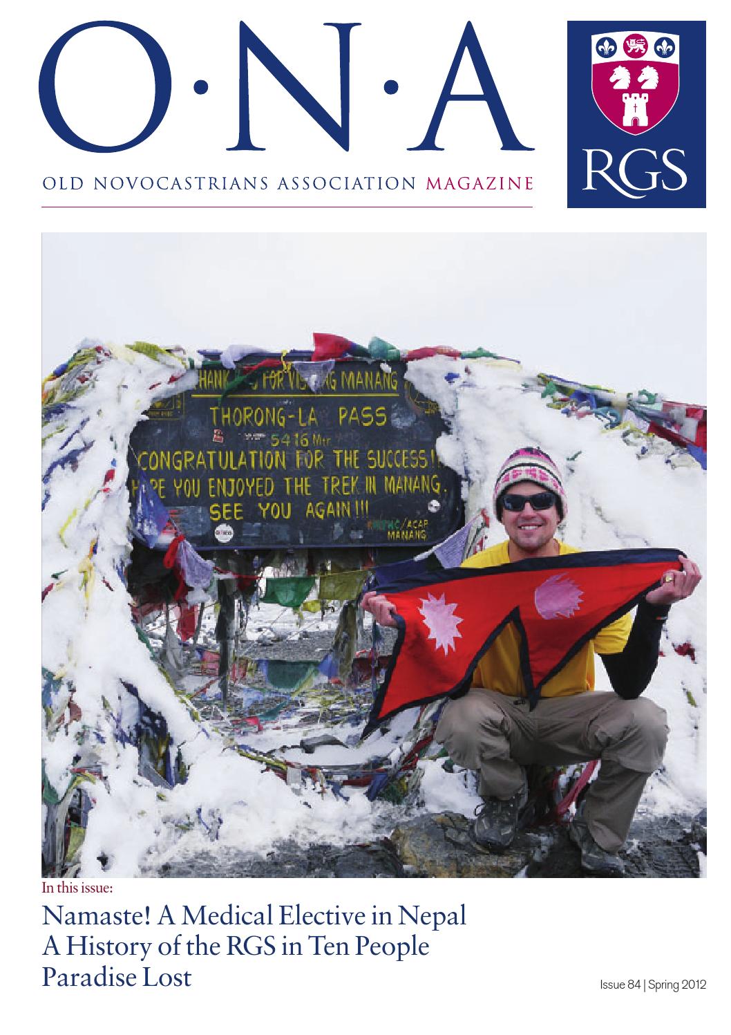 ONA 84 by RGS Newcastle - Issuu