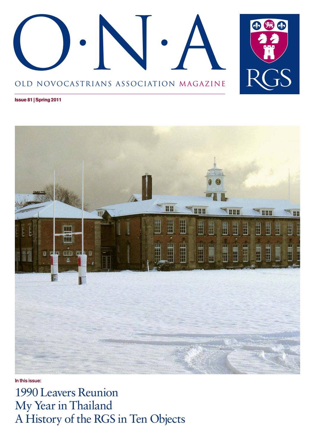 ONA 81 by RGS Newcastle - Issuu