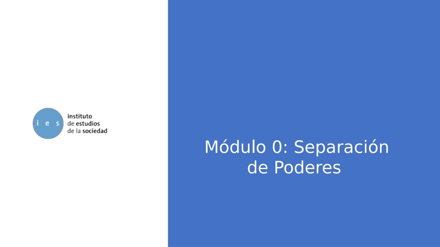 Principio de Separación de los Poderes by educar452 - Issuu
