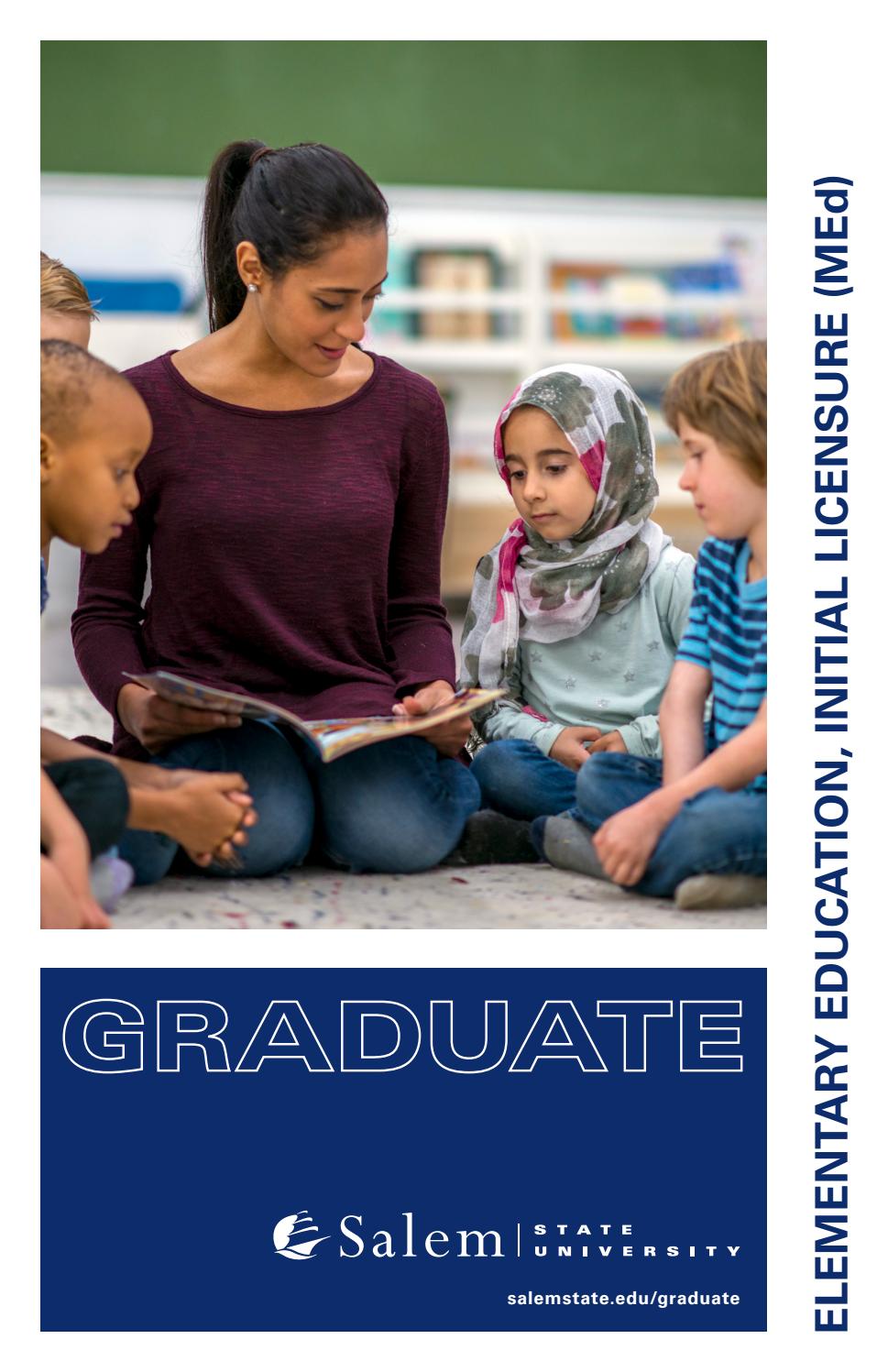 Elementary Education, Initial Licensure (MEd) by Salem State University - Issuu