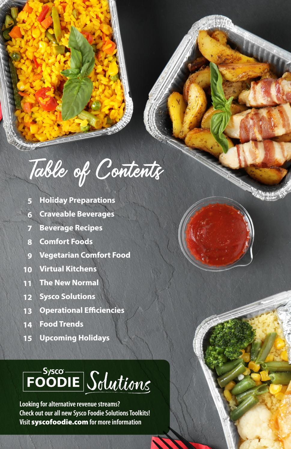 Sysco Foodie Flavors_Fall 2020_Volume 4 by Sysco Marketing - Issuu