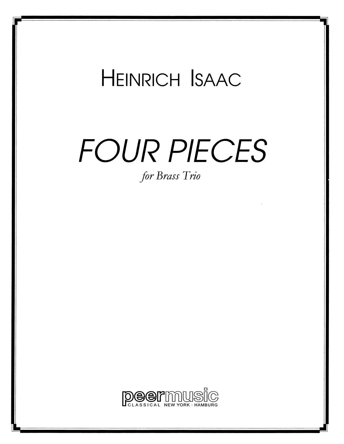 Isaac - Four Pieces (sample pages) by Peermusic Classical - Issuu