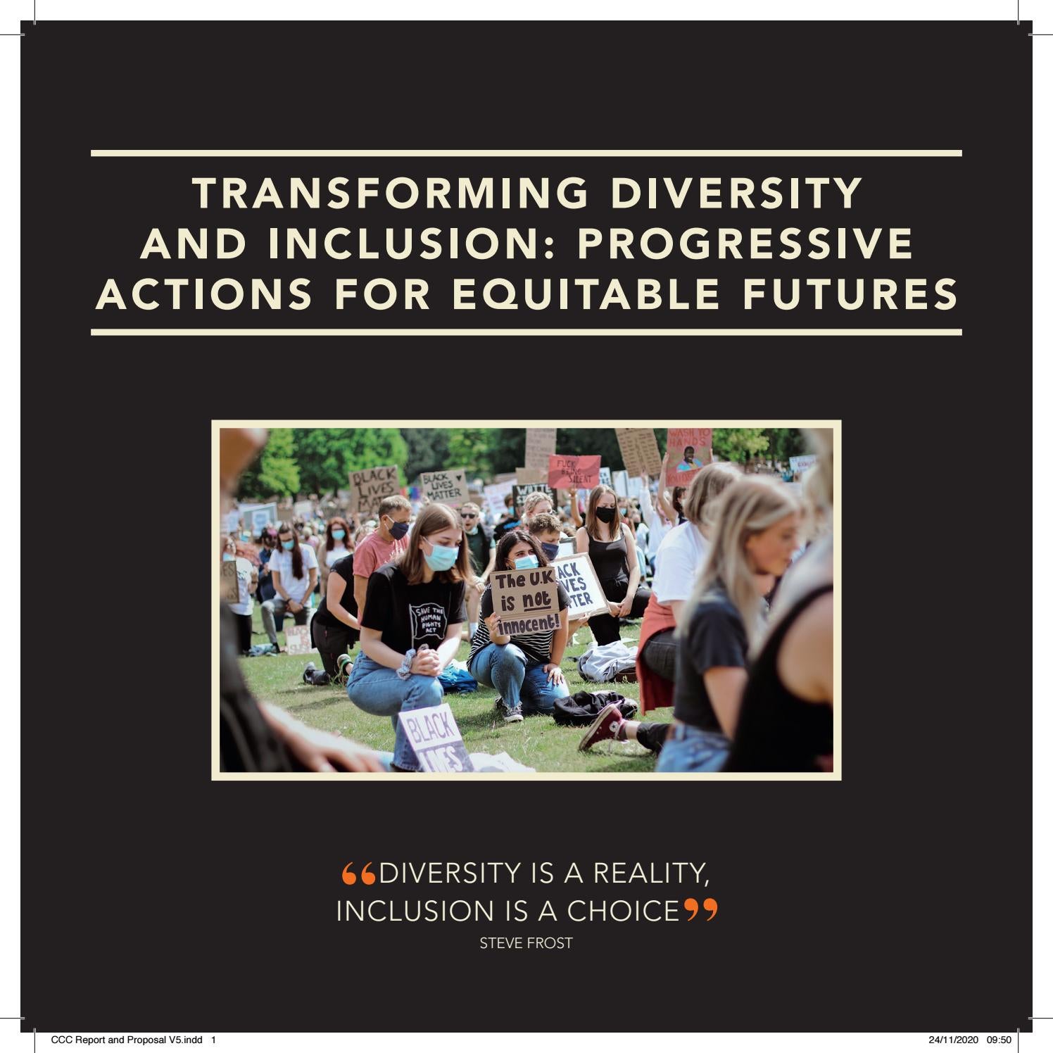 Transforming Diversity and Inclusion: Progressive Actions for Equatable ...