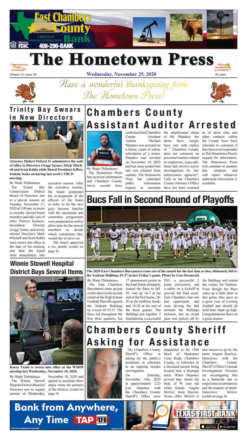 The Hometown Press 11-25-2020 by The Hometown Press - Issuu