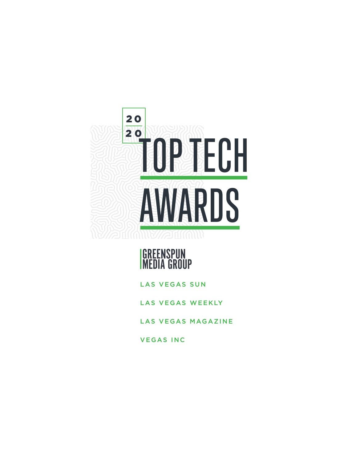 Event Recap - 2020-11-18 - Vegas Inc Top Tech Awards 2020 by Greenspun ...
