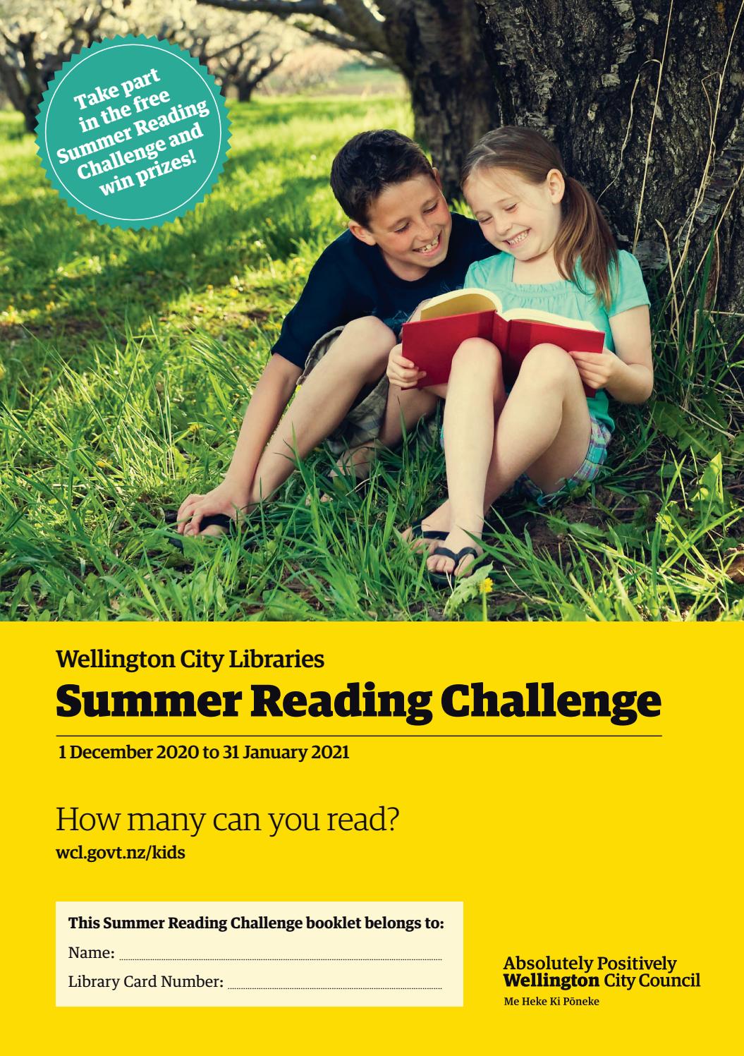 Summer Reading Challenge 2020 by wellingtoncitylibraries - Issuu