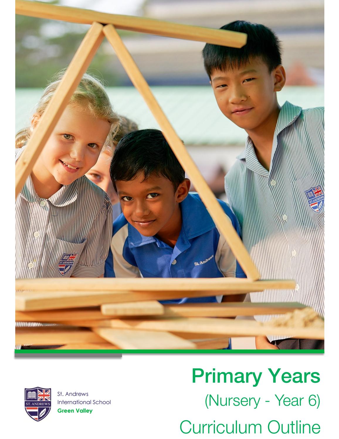 PYP Curriculum Outline 2020 by St Andrews International School, Green ...
