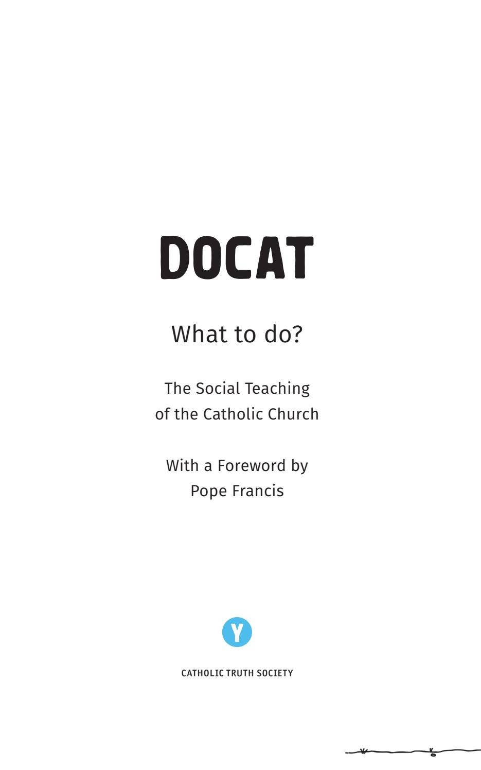 DOCAT Study Guide by Catholic Truth Society - Issuu